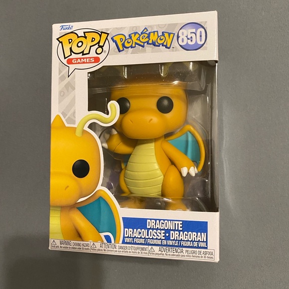 Funko | Toys | Funko Pop Games Pokmon S8 Dragonite Vinyl Figure 85 5632 ...